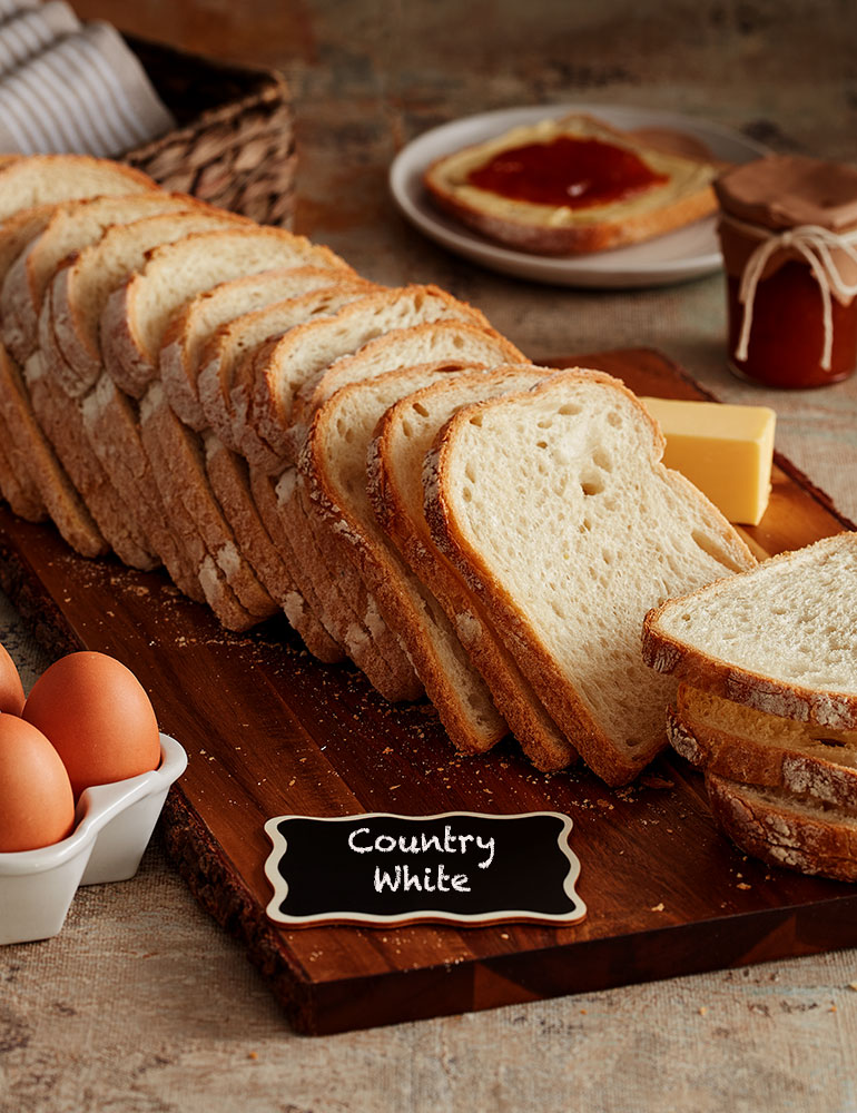 Sliced Country White Loaf - Bread Alert